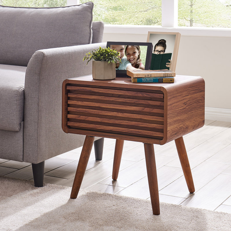 Mercury Row® Bria End Table with Storage & Reviews | Wayfair